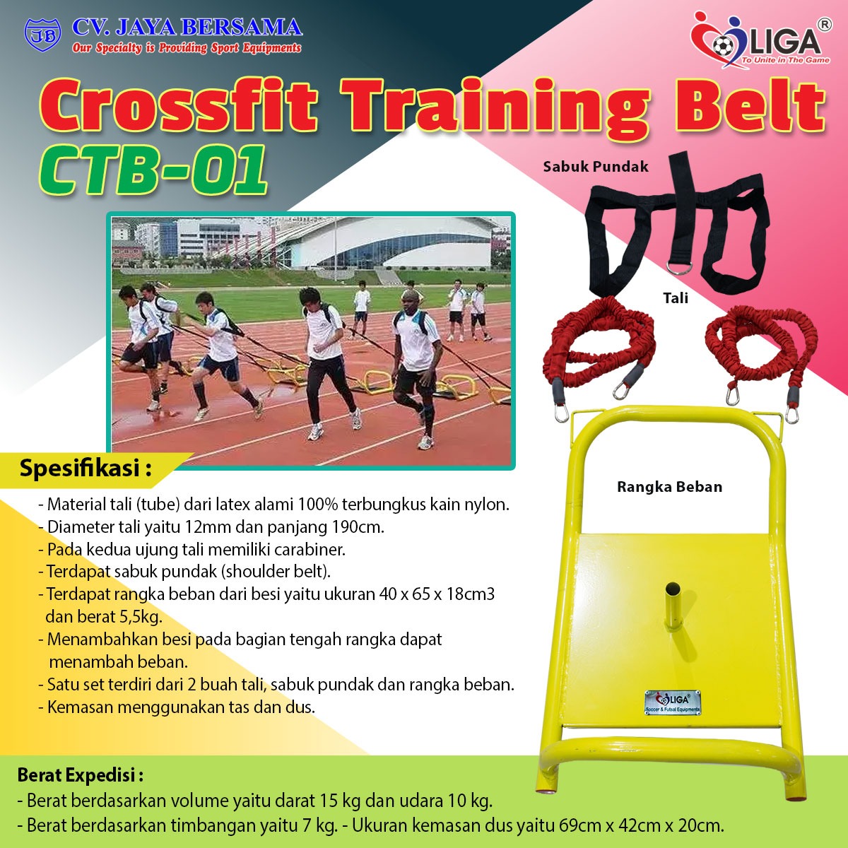 Crossfit Training Belt CTB-01 - Toko Peralatan Olahraga